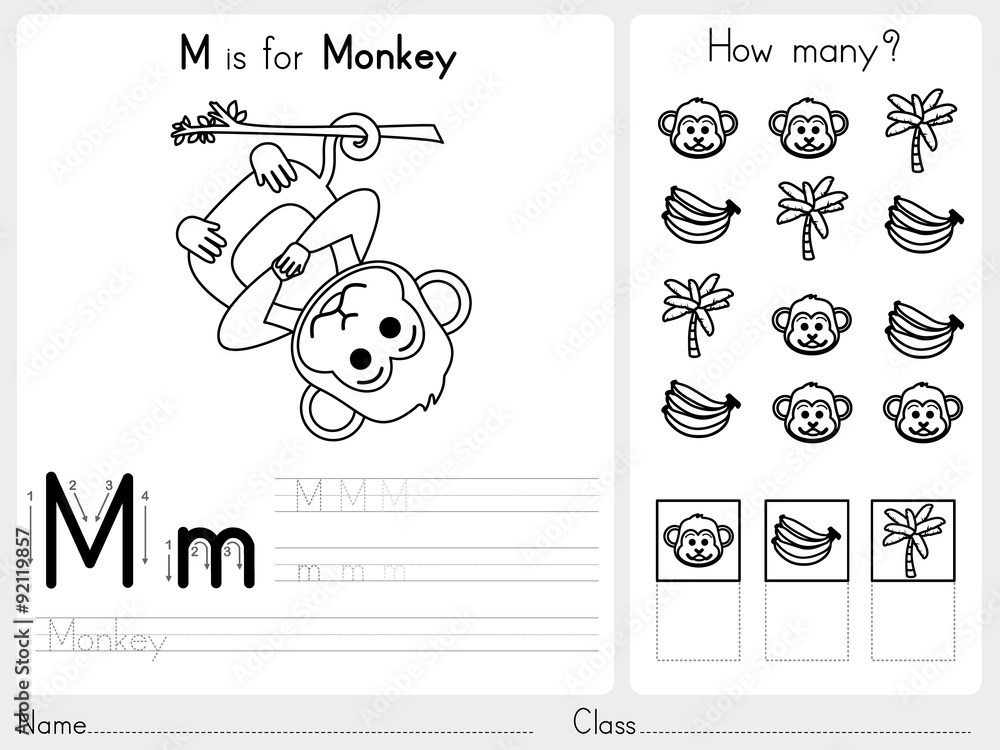 Alphabet A-Z Tracing and puzzle Worksheet, Exercises for kids ...