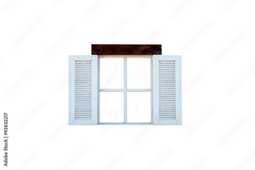 opened blank window frame Stock Photo | Adobe Stock