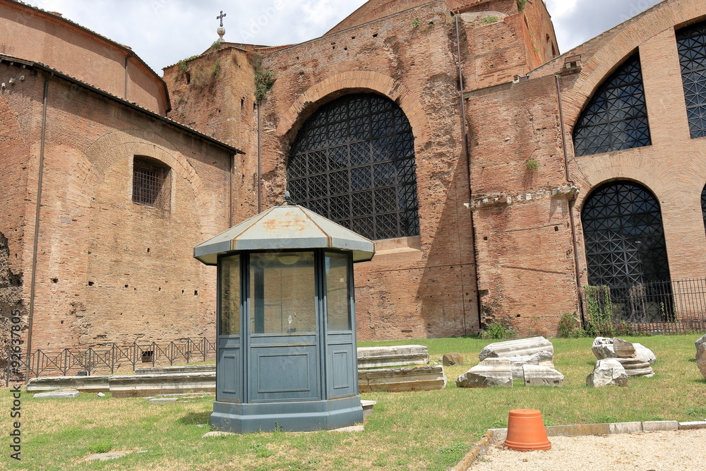 Basilica Santa Maria degli Angeli e dei Martiri in Rome Stock Photo ...