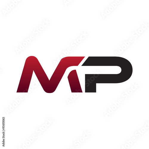 Modern Initial Logo MP - Buy this stock vector and explore similar ...