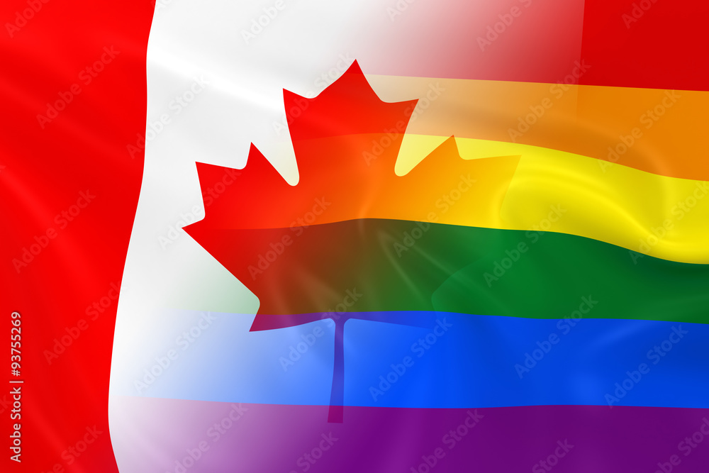 Illustration Stock Gay Pride in Canada Concept Image - Gay Pride ...