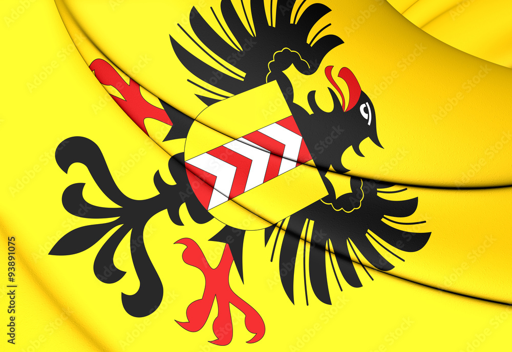 Stock-Illustration „Flag of Neuchatel City, Switzerland.“ | Adobe Stock
