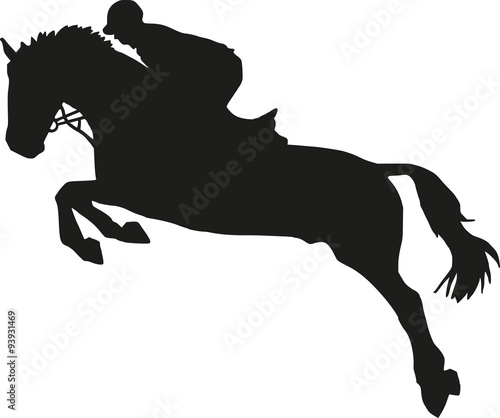 Show jumping silhouette - Buy this stock vector and explore similar ...
