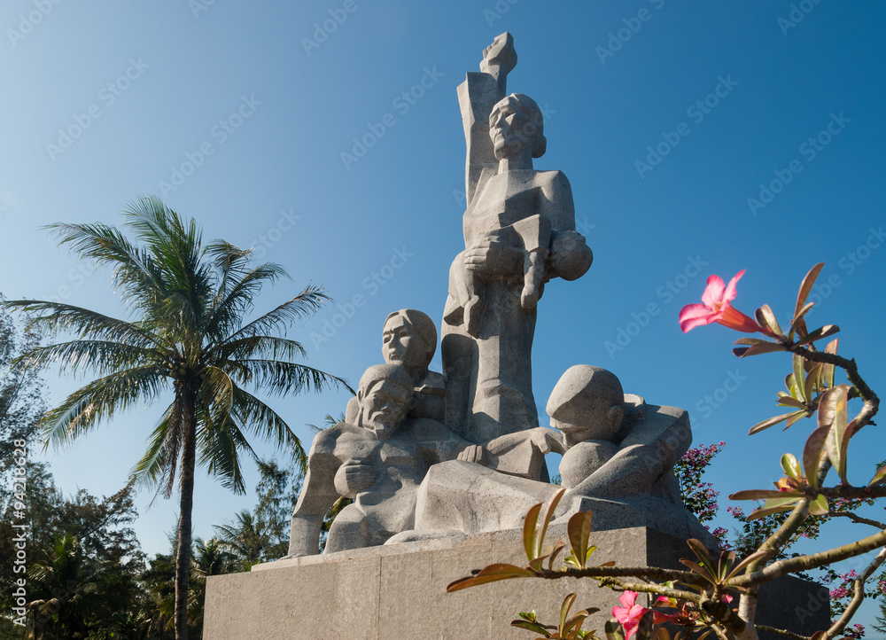 The My Lai Massacre memorial site in Son My, Vietnam Stock Photo ...