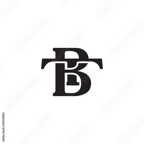 Letter T and B monogram logo Stock Vector | Adobe Stock