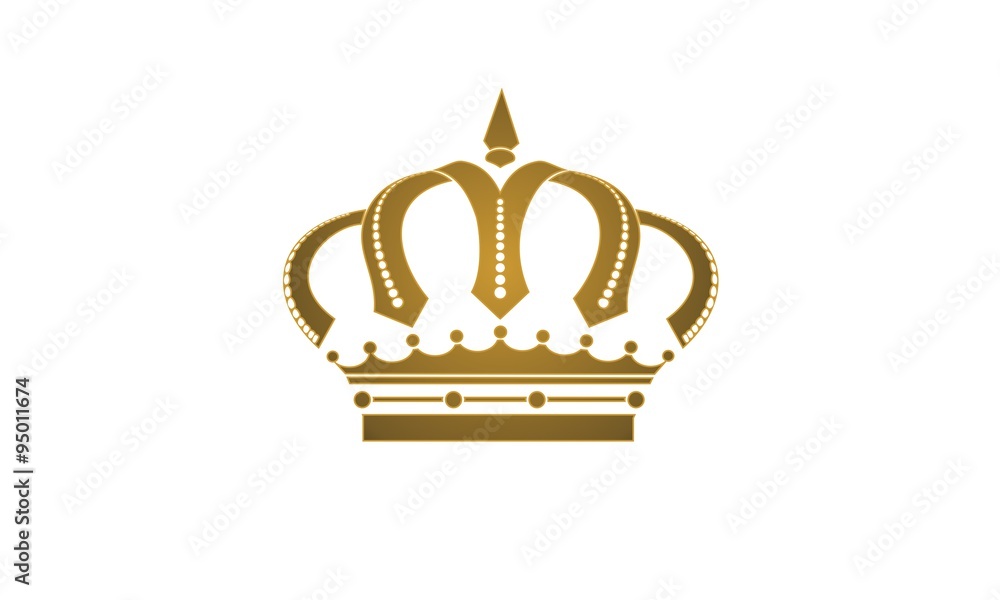 vector Golden Royal crown, a symbol of power and crowns / caps king ...