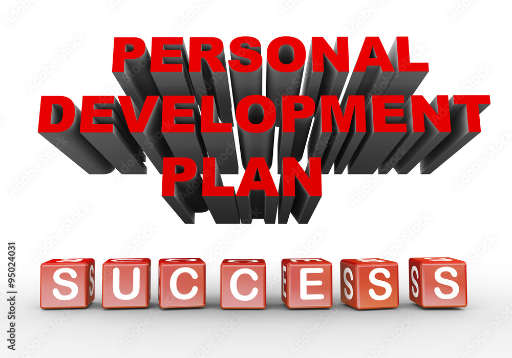 3d personal development plan Stock Illustration | Adobe Stock