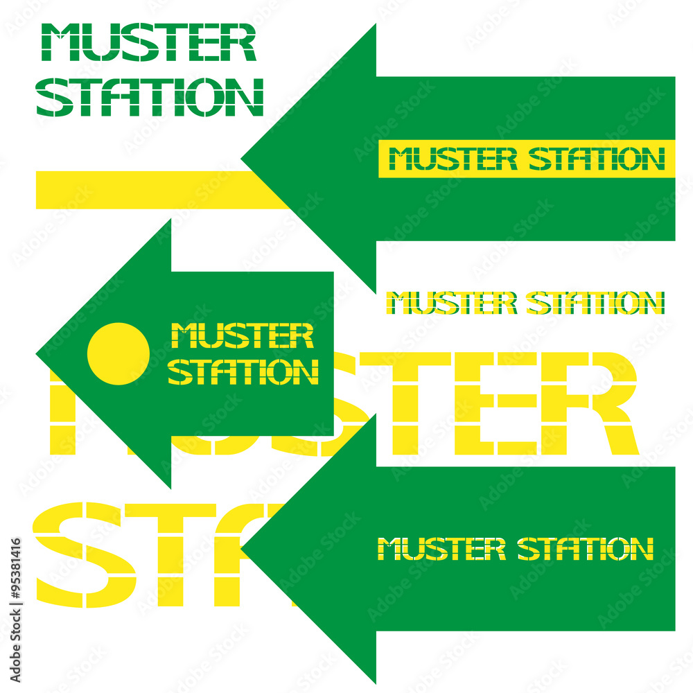 Muster station Stock Vector | Adobe Stock