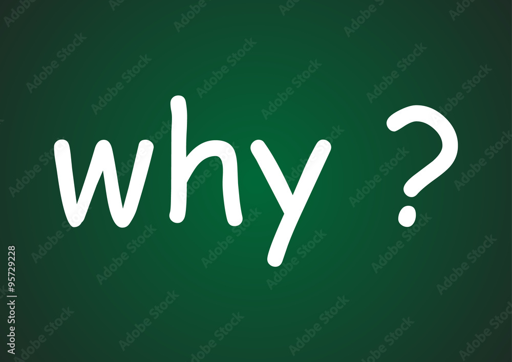 why symbol Stock Vector | Adobe Stock