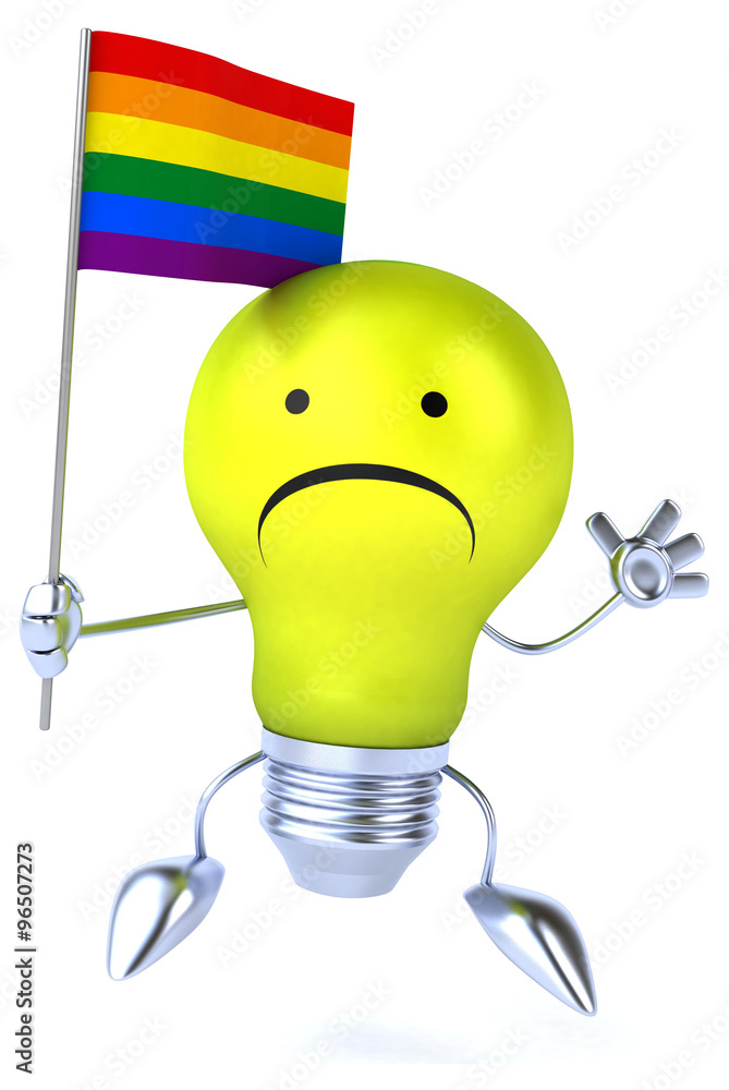 Ilustración de Stock Fun light bulb | Adobe Stock