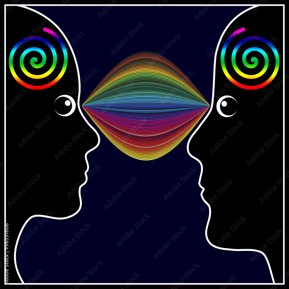 Couple with common Goals. Two people sharing the same vision and ambition in life Stock ...