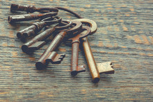 Old Keys On A Ring Free Stock Photo - Public Domain Pictures