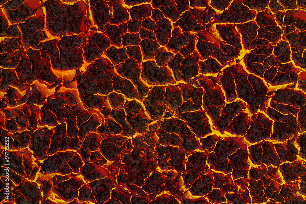The texture of molten magma Stock Illustration | Adobe Stock
