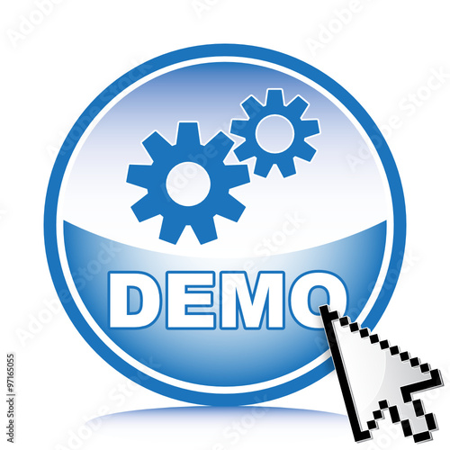 demo icon Stock Vector | Adobe Stock