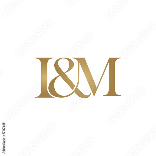 I&M Initial logo. Ampersand monogram logo Stock Vector | Adobe Stock