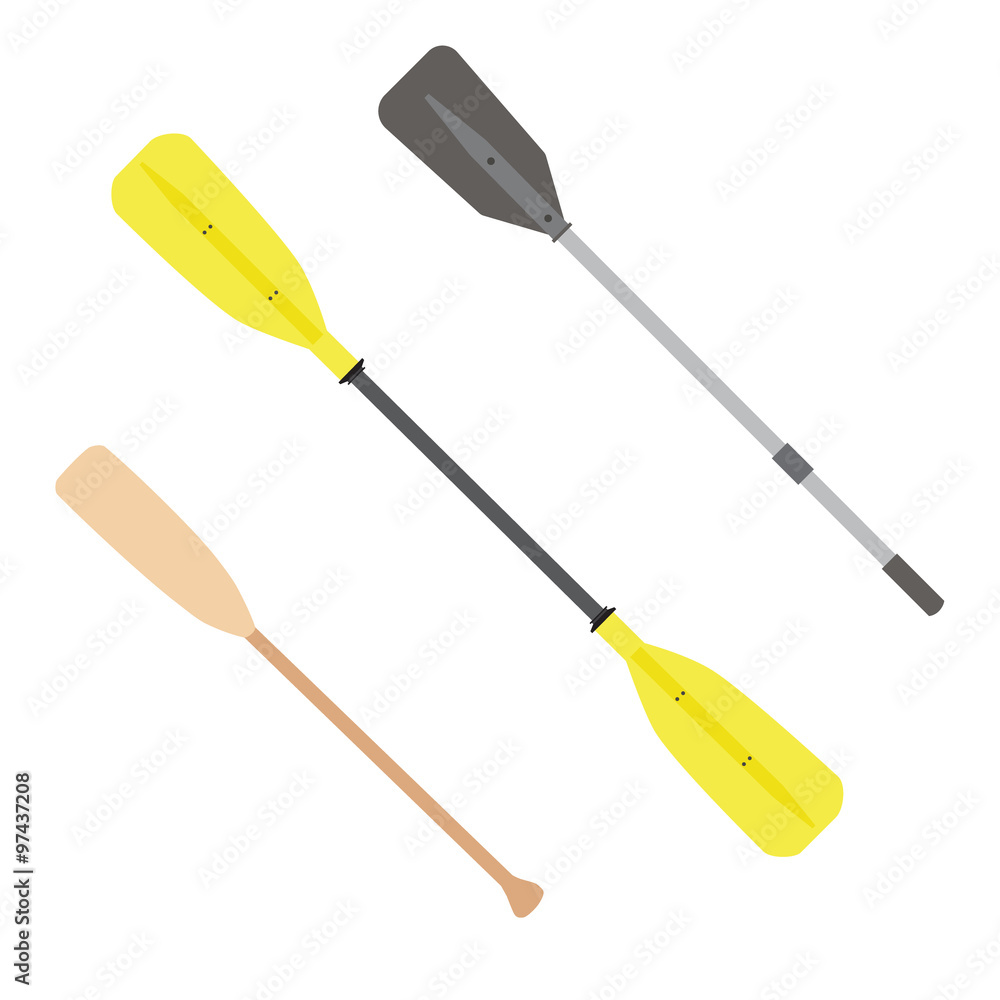 Oars vector Stock Vector | Adobe Stock