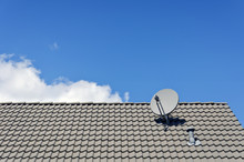 Satellite Dish On Roof Free Stock Photo - Public Domain Pictures