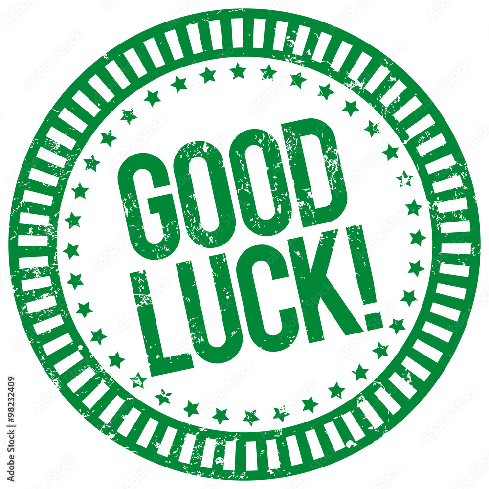 good luck stamp Stock Vector | Adobe Stock