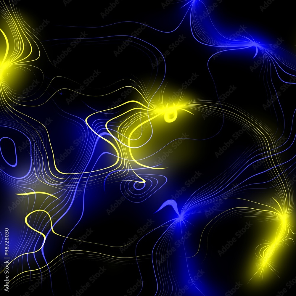 Electrical discharges. Abstract plasma discharge as a background ...