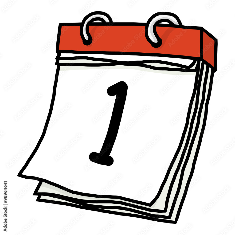 first date calendar / cartoon vector and illustration, hand drawn style ...