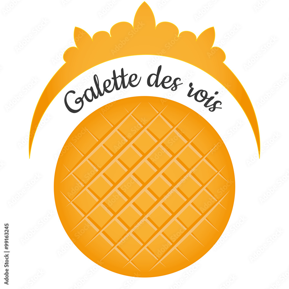 Galette des Rois Stock Vector | Adobe Stock