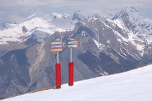 Signposts, French Alps, Signs Free Stock Photo - Public Domain Pictures