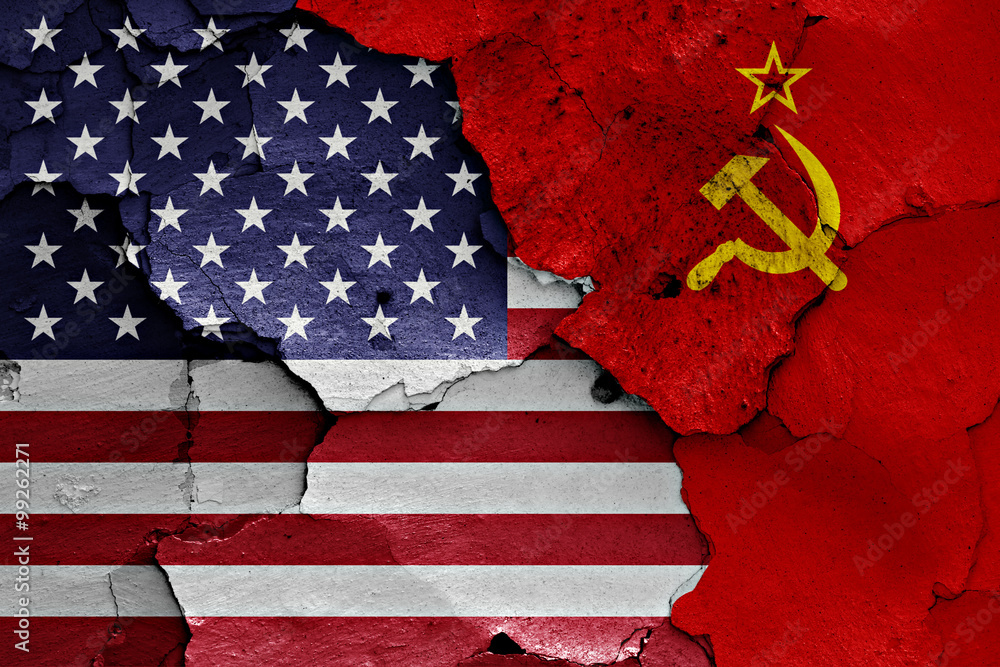 American Flag Vs Soviet