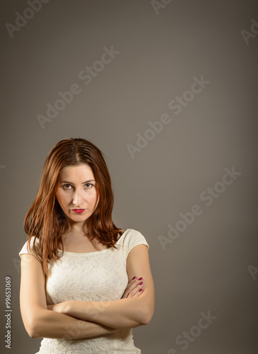 Closeup portrait displeased, pissed off, angry, grumpy, pessimistic ...