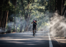 Cyclist With A Water Bottle Free Stock Photo - Public Domain Pictures