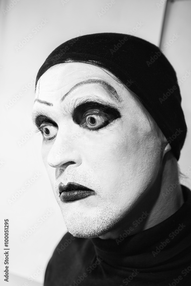 Evil Mime Makeup