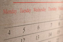 Vintage Calender 1899 Free Stock Photo - Public Domain Pictures