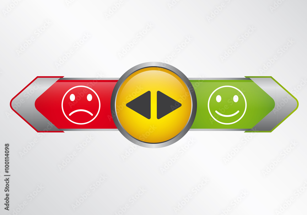 Vector de Stock Positiv - Negativ Pfeil | Adobe Stock