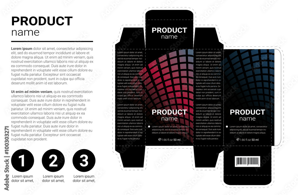 Box design Stock Vector | Adobe Stock