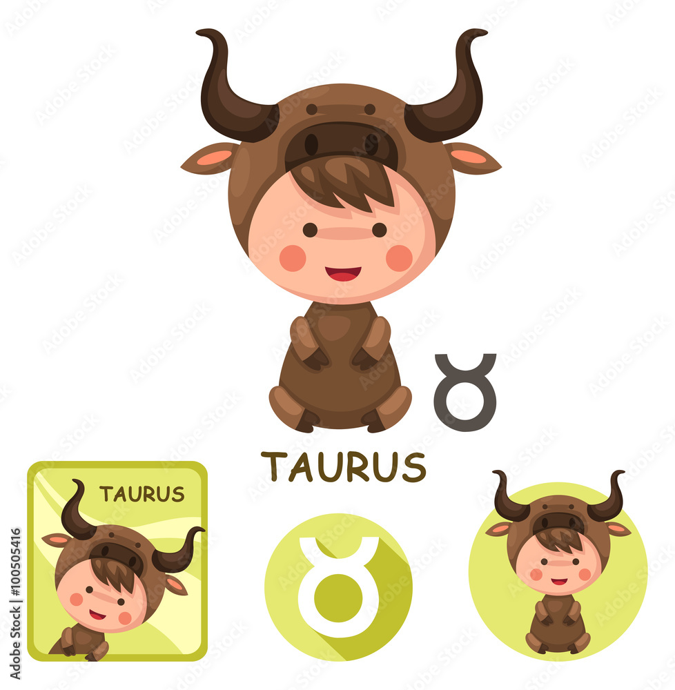 taurus vector collection. zodiac signs Stock Vector | Adobe Stock