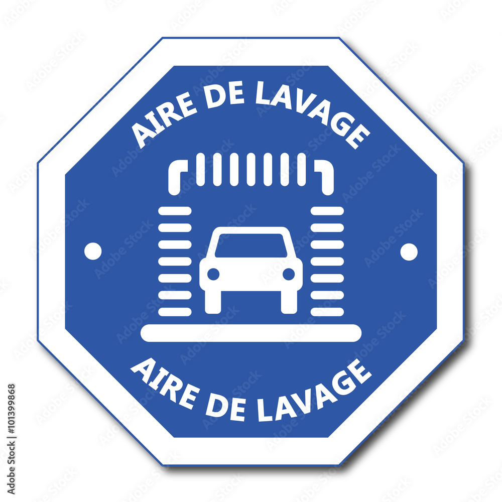 Logo station lavage. Stock Vector | Adobe Stock