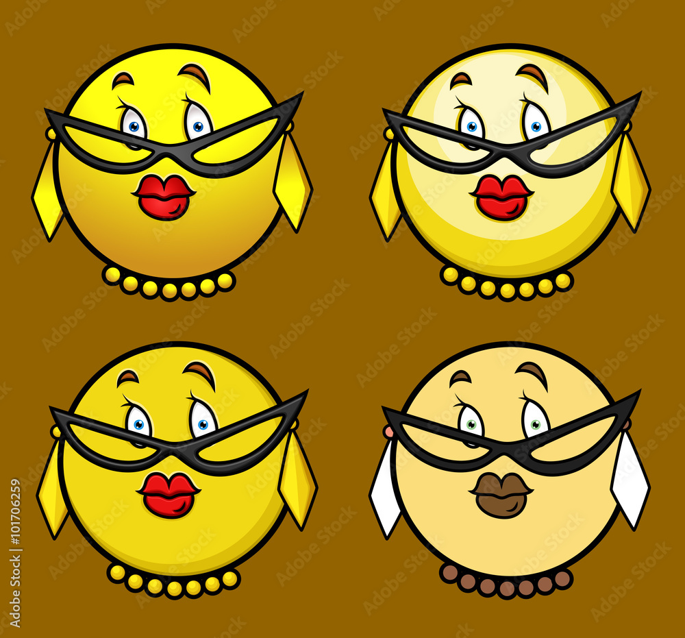 Teacher Look Emoji Smiley Emoticon Stock Vector | Adobe Stock