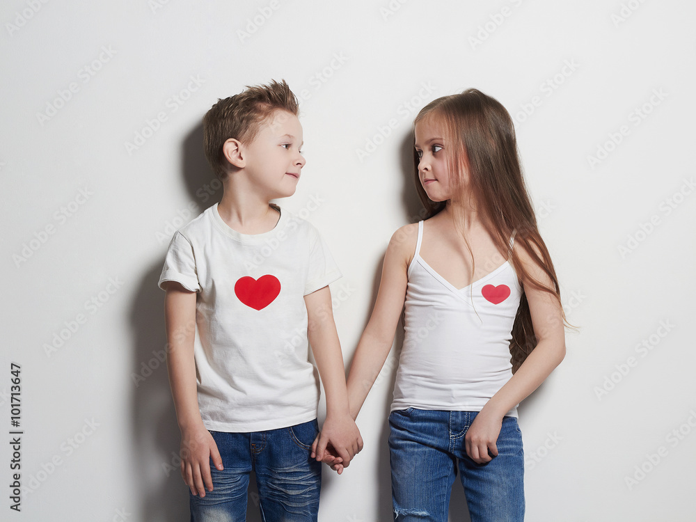 Children Holding Hands Love