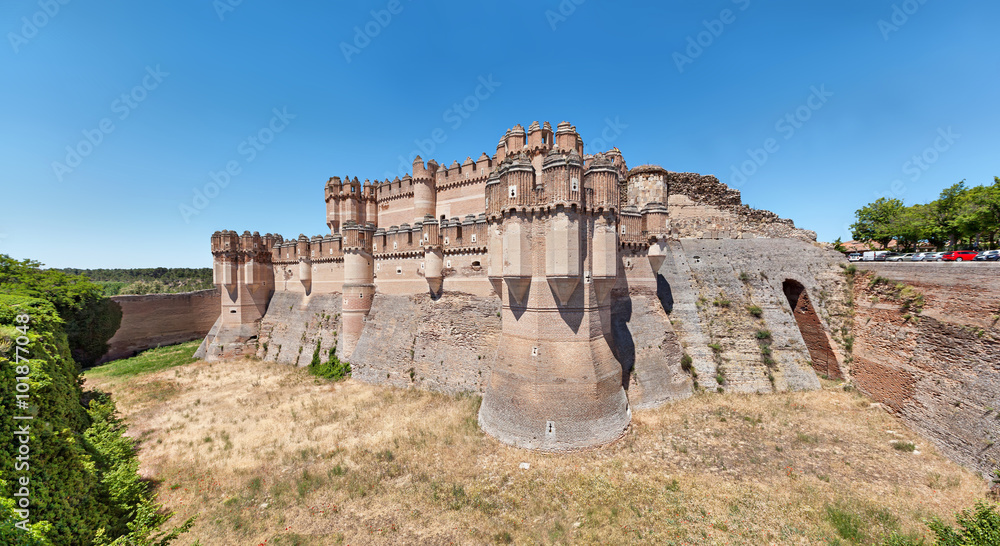 Coca Castle (Castillo de Coca) - 15th century Mudejar castle located in ...