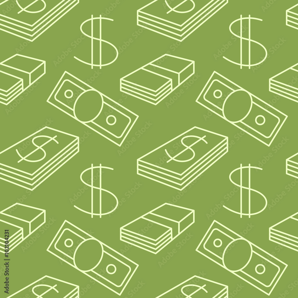 Green Money Paper Texture