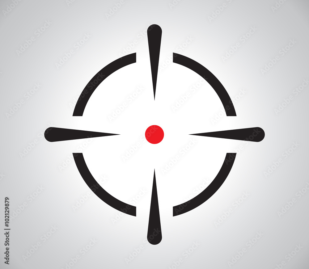 Crosshair, reticle, viewfinder, target graphics Stock Vector | Adobe Stock