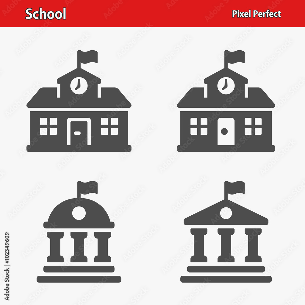 School Icons. Professional, pixel perfect icons optimized for both ...