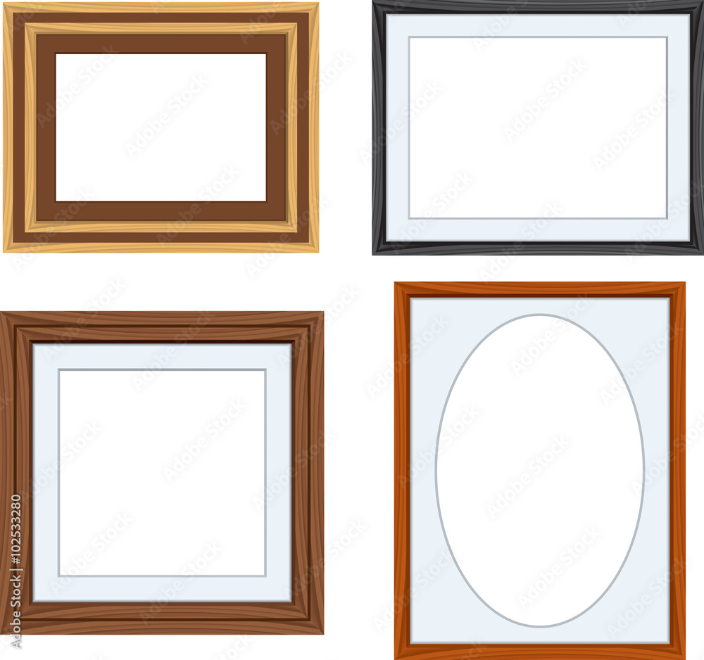 Picture Frames Stock Vector | Adobe Stock