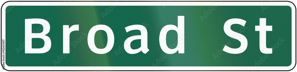 Road sign used in the US state of Virginia - Street name Stock ...