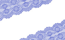 Blue Lace Ribbon Border Free Stock Photo - Public Domain Pictures