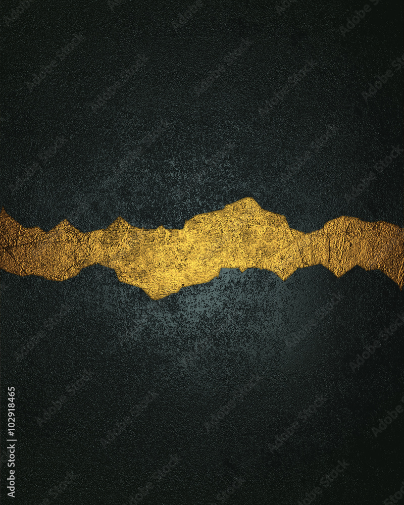 Blue texture with gold crack. Element for design. Template for design ...