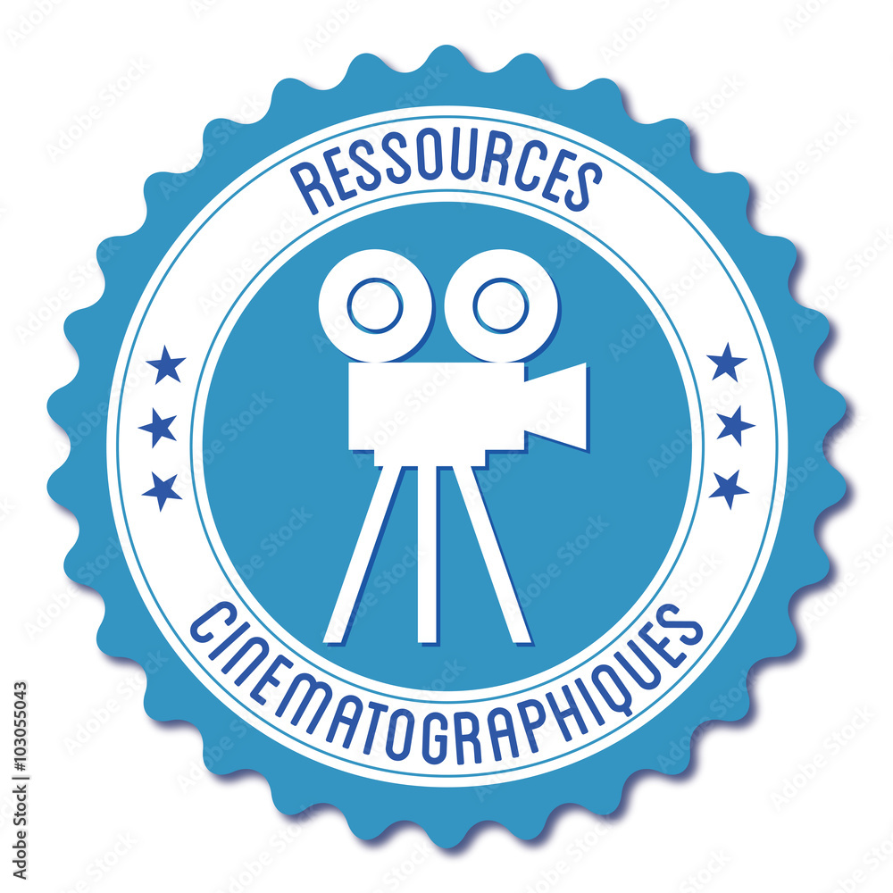 Logo ressources cinématographiques. Stock Vector | Adobe Stock