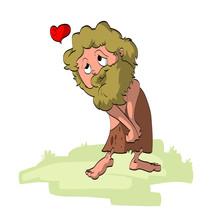 Caveman Valentine Card Free Stock Photo - Public Domain Pictures