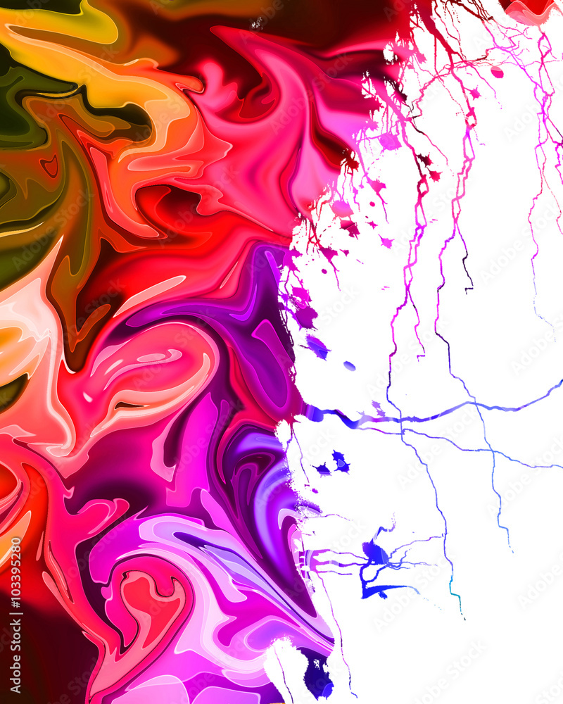 Colorful paint background Stock Illustration | Adobe Stock