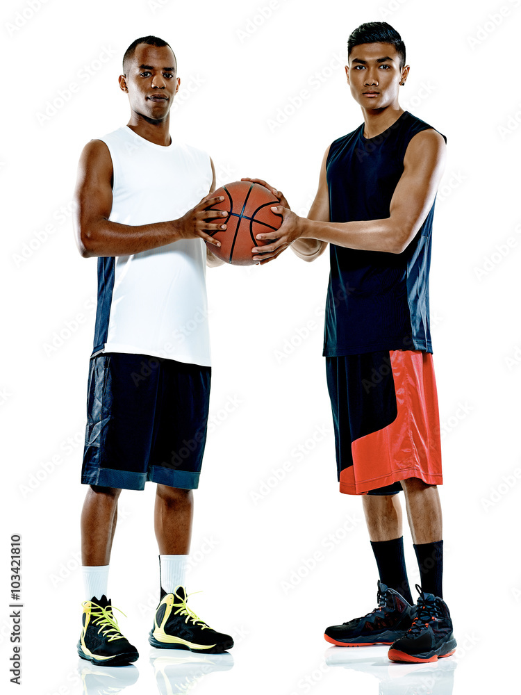 basketball players men Isolated Stock Photo | Adobe Stock
