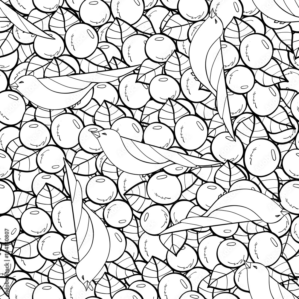 Adult coloring book page design Stock Vector | Adobe Stock